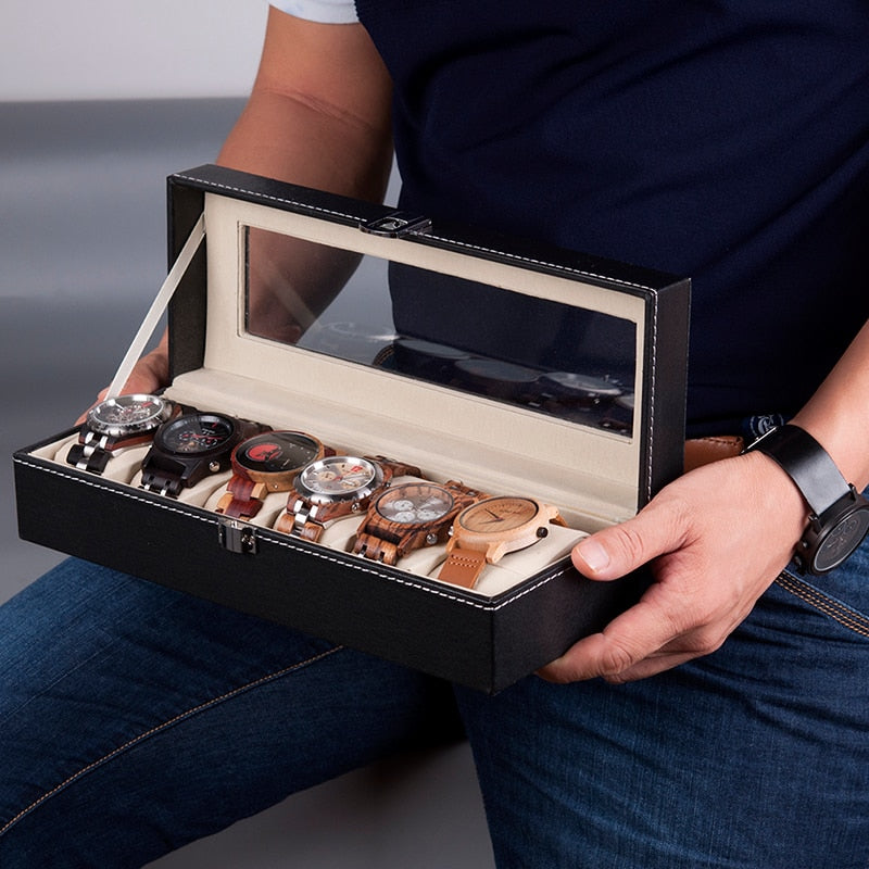 PU Leather Watch Display Box – Tymber Gear